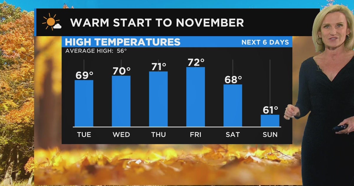 Chicago First Alert Weather: Warm start to November - CBS Chicago