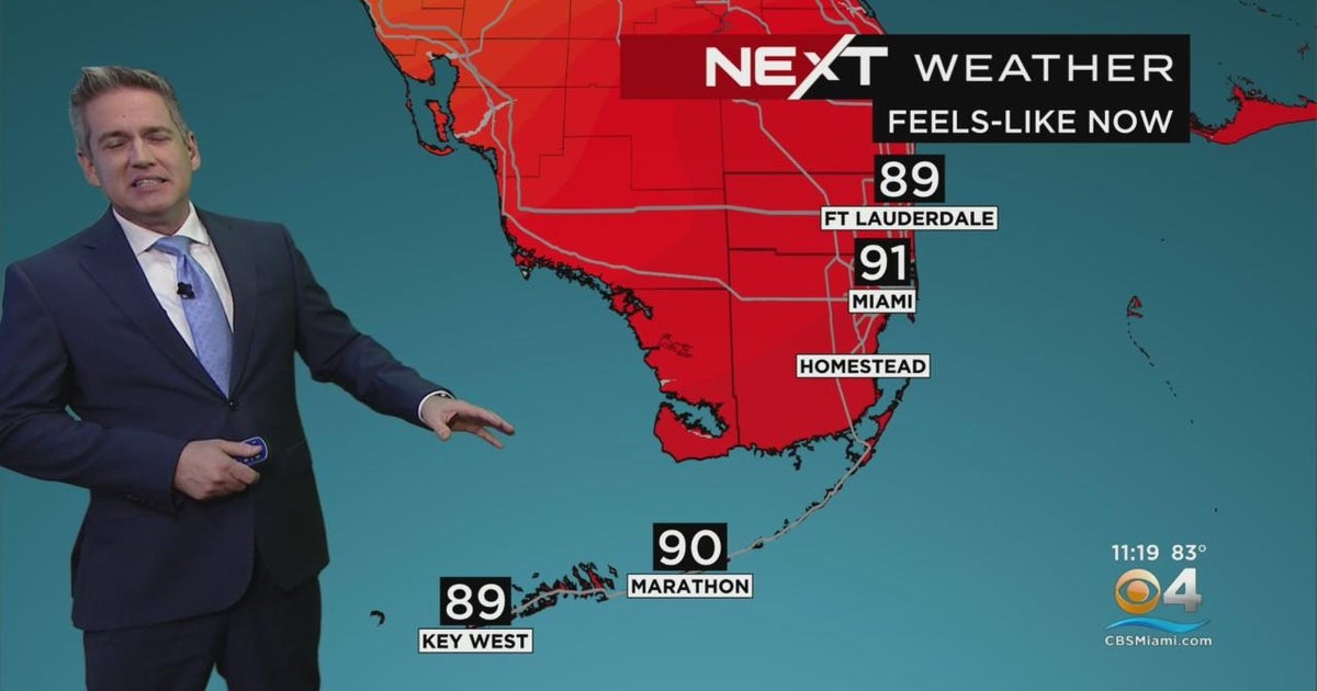 NEXT Weather forecast for Tuesday 11/1/22 11PM - CBS Miami