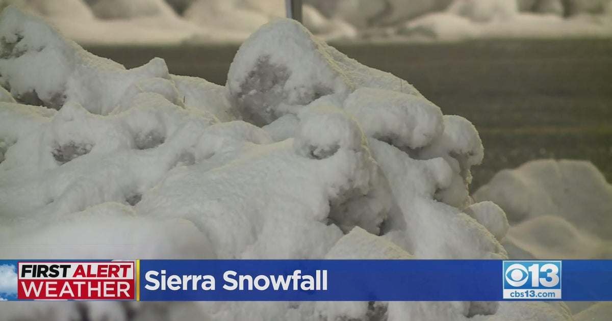 Sierra sees more snowfall - CBS Sacramento