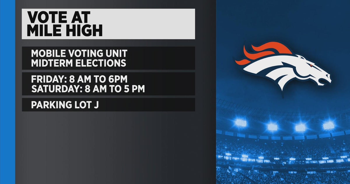 Denver voters can cast ballots at mobile voting unit at Empower Field ...