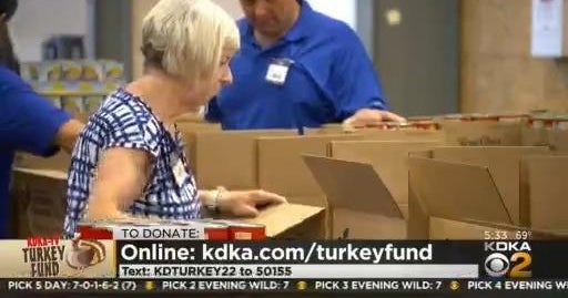 KDKA-TV Turkey Fund helped 38,000 people in 2021 - CBS Pittsburgh
