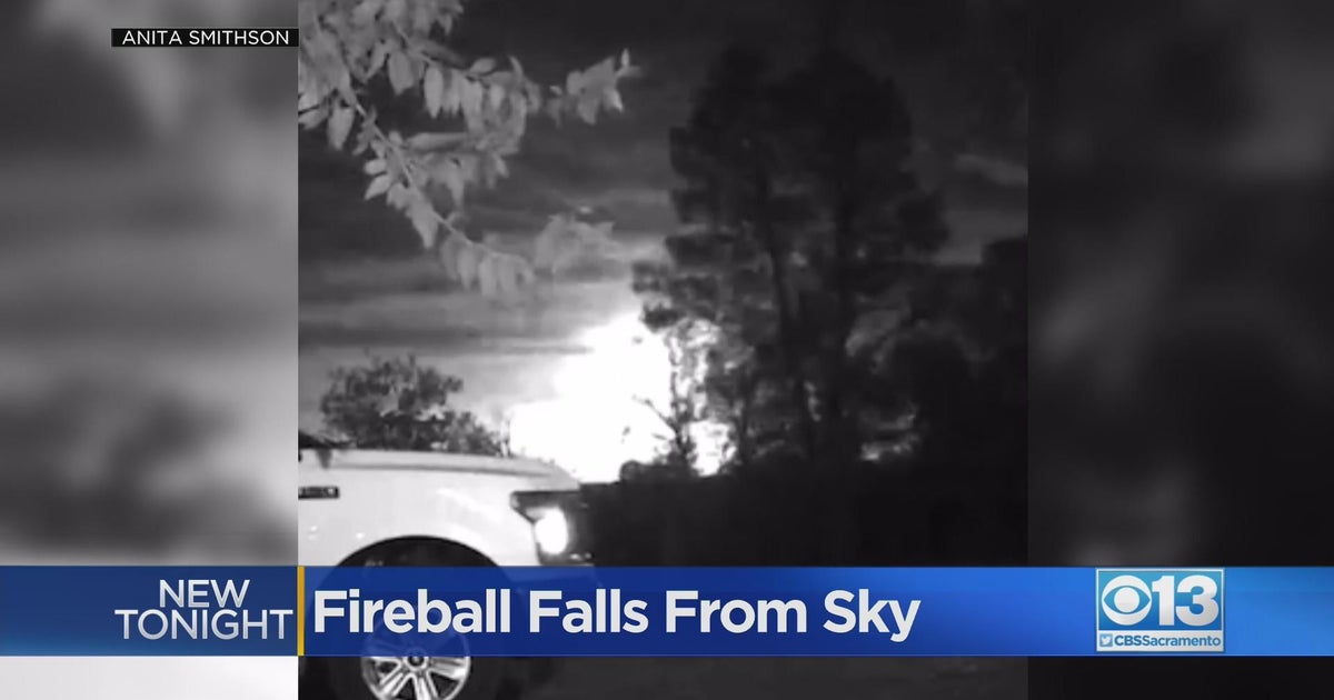 Video captures fireball falling from sky - CBS Sacramento