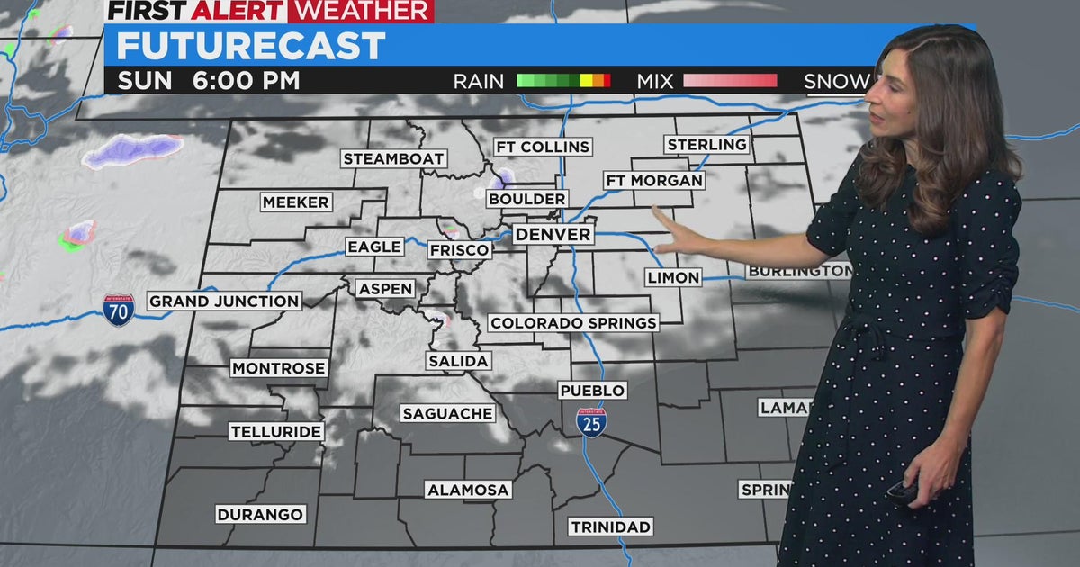Sunday Forecast: Cooler and Cloudy - CBS Colorado