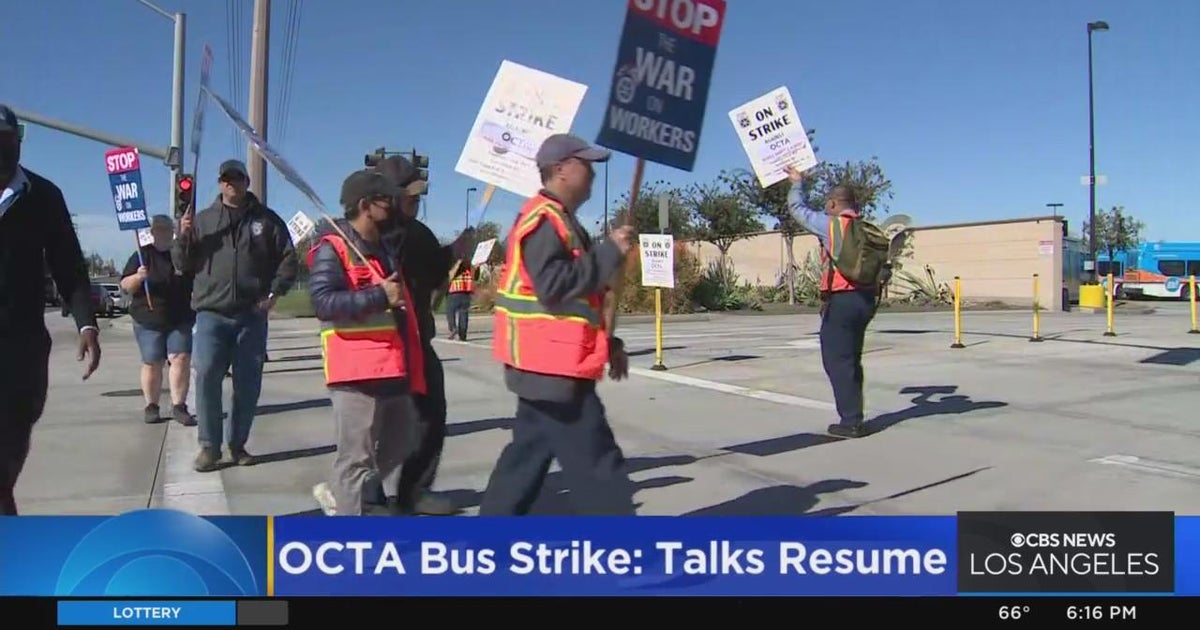 Talks resume between OCTA representatives, workers union - CBS Los Angeles