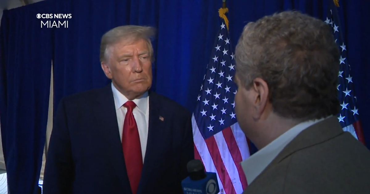 CBS4's Jim DeFede interviews Donald Trump - CBS Miami