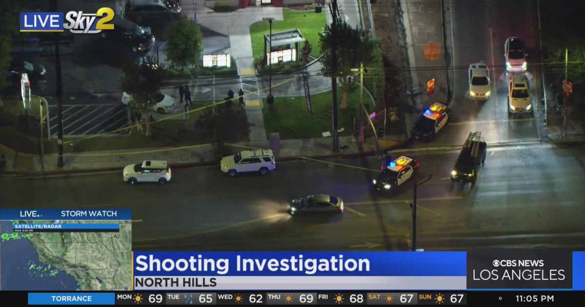 Police investigating shooting at North Hills Jack in the Box - CBS Los ...