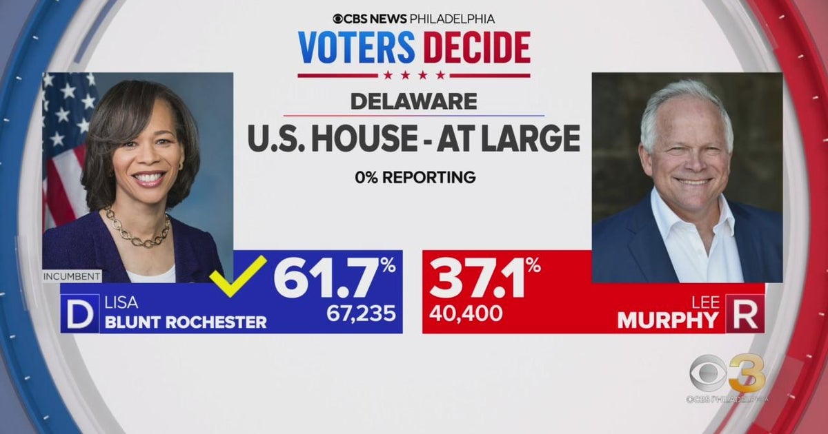 Rep. Lisa Blunt Rochester wins re-election in Delaware - CBS Philadelphia