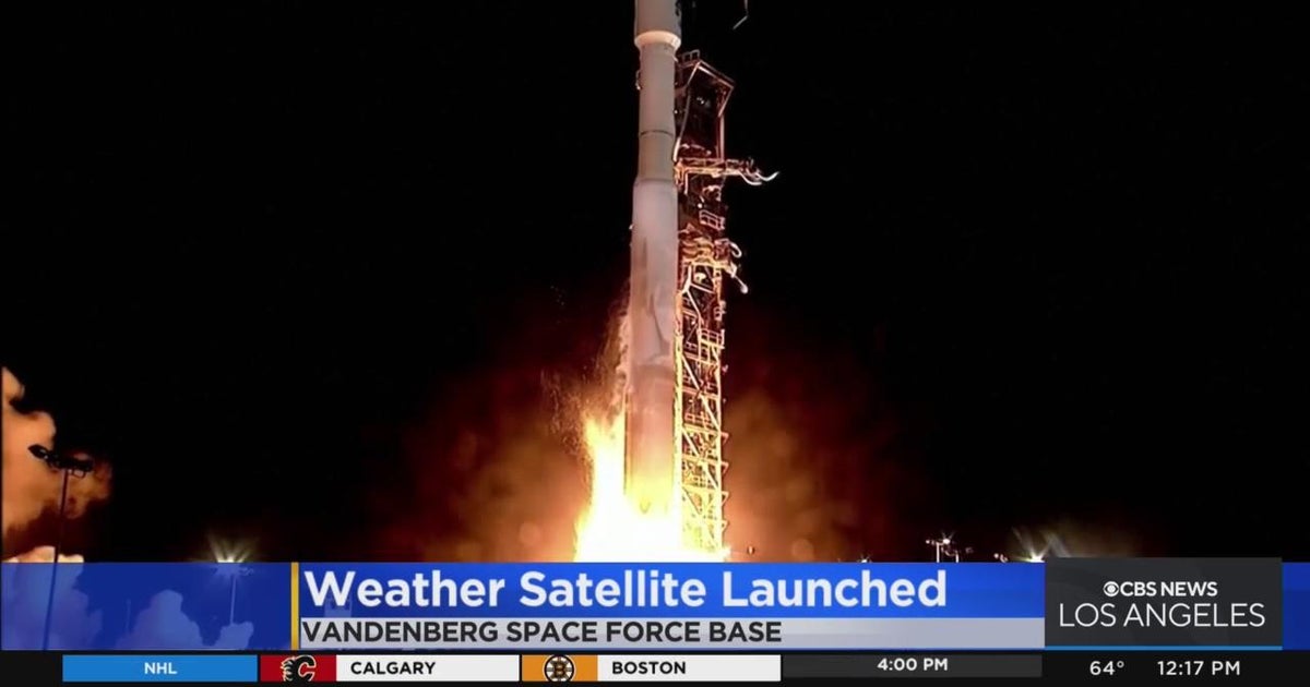 Weather satellite launched from Vandenberg Space Force Base - CBS Los ...