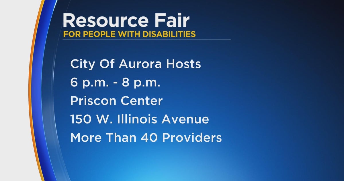 Aurora to host resource fair for people with disabilities - CBS Chicago