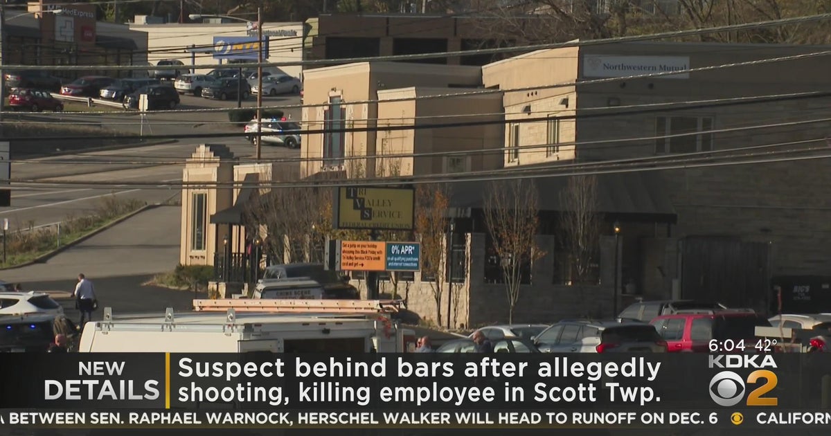 Suspect behind bars after allegedly shooting, killing employee in Scott Twp. - CBS Pittsburgh