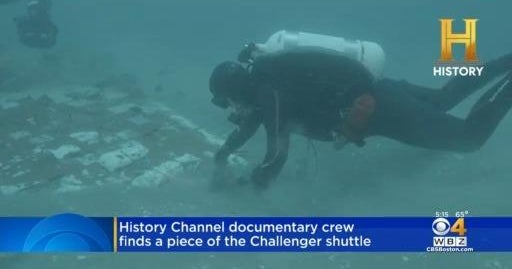 History Channel documentary crew finds piece of Challenger shuttle ...
