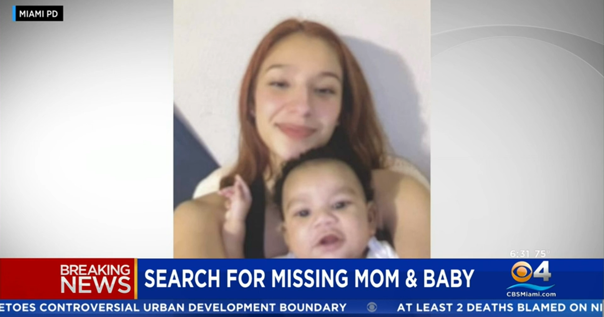 Miami police ask for help in finding missing mother, child - CBS Miami