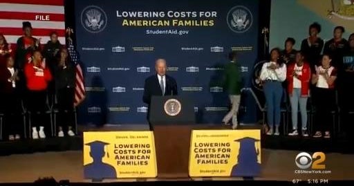 Applications not accepted for student loan relief after ruling - CBS New York