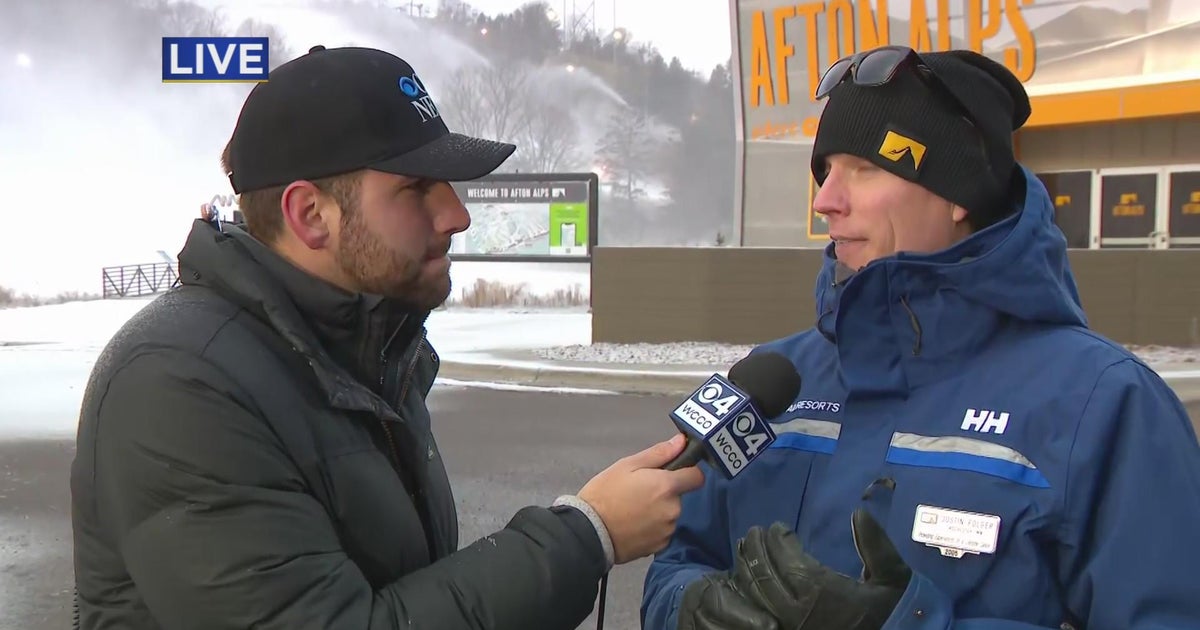 Afton Alps starts making snow - CBS Minnesota