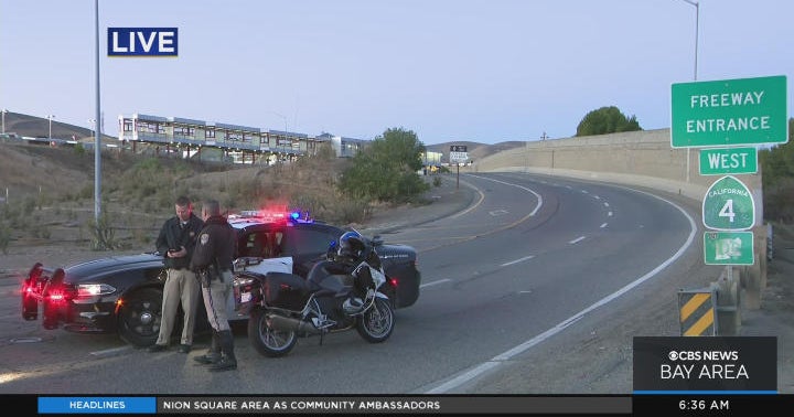 Deadly crash slows Highway 4 commute in Pittsburg - CBS San Francisco