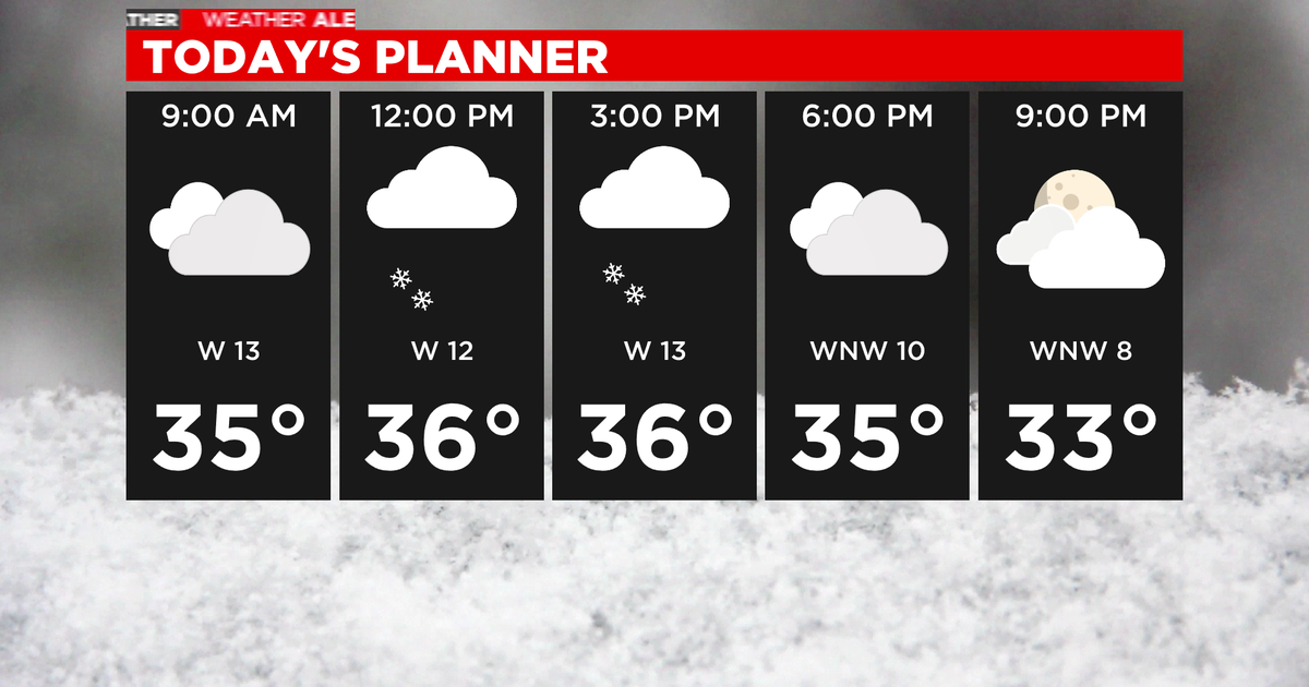 Chicago Weather Alert: More snow ahead Wednesday - CBS Chicago