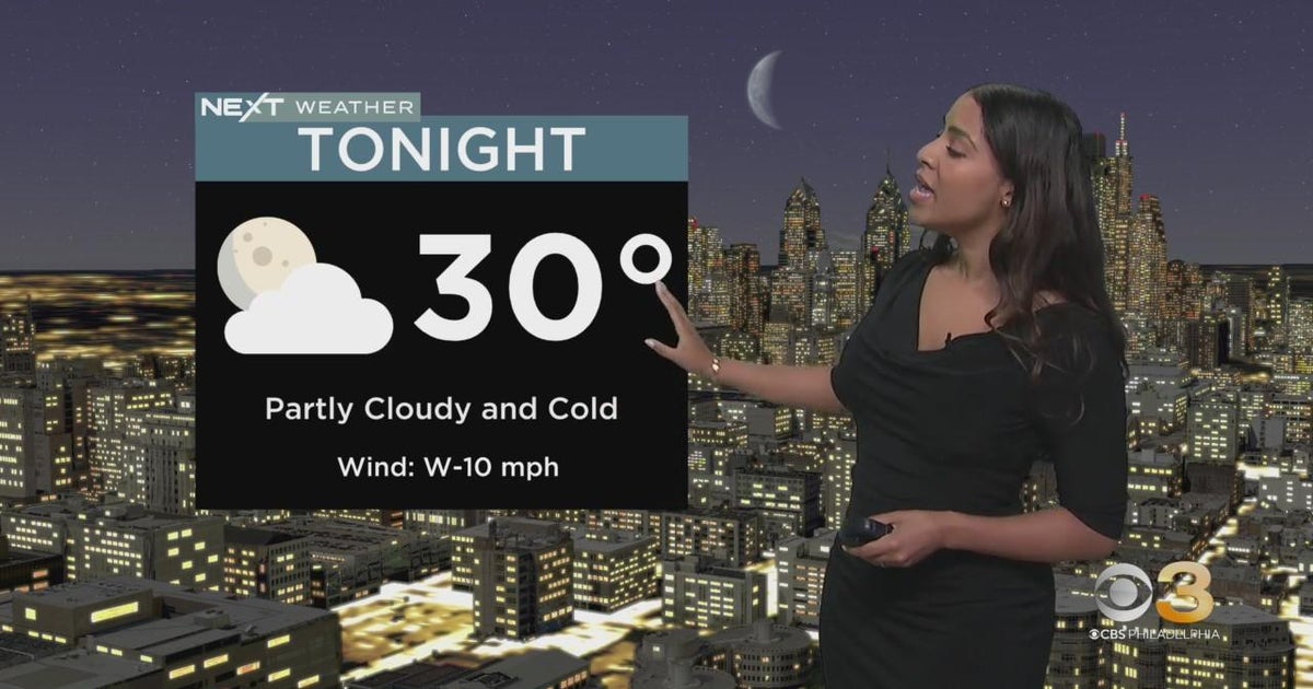 Next Weather: Sunny but cold - CBS Philadelphia