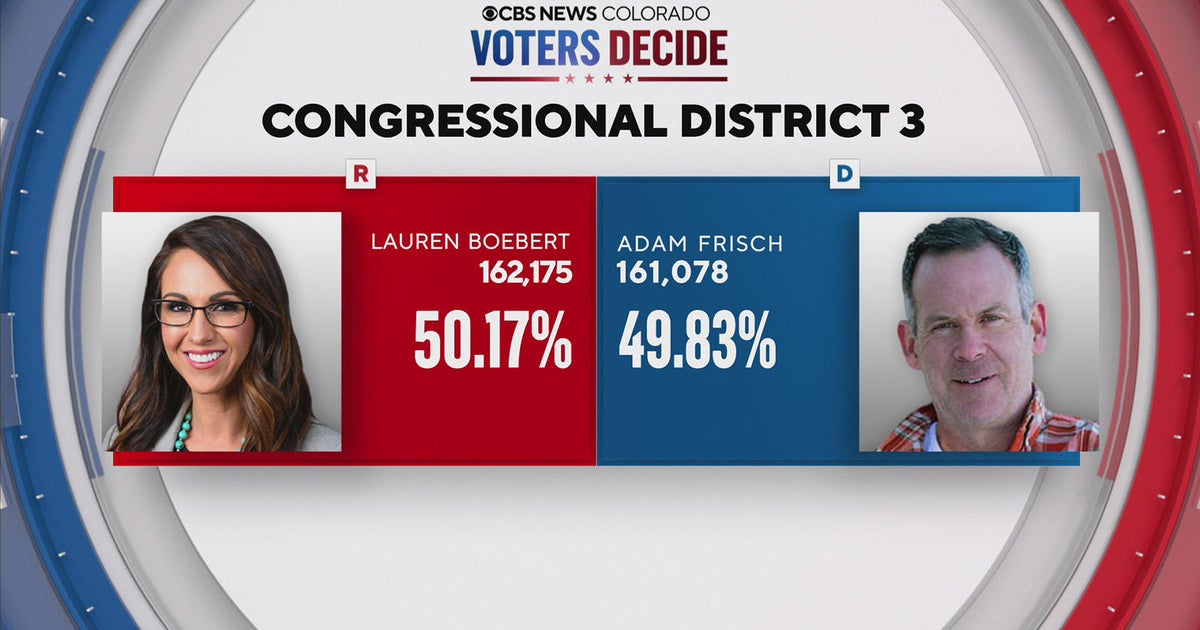 Rep. Lauren Boebert continues to lead Adam Frisch as new vote counts trickle in for Colorado 3rd ...