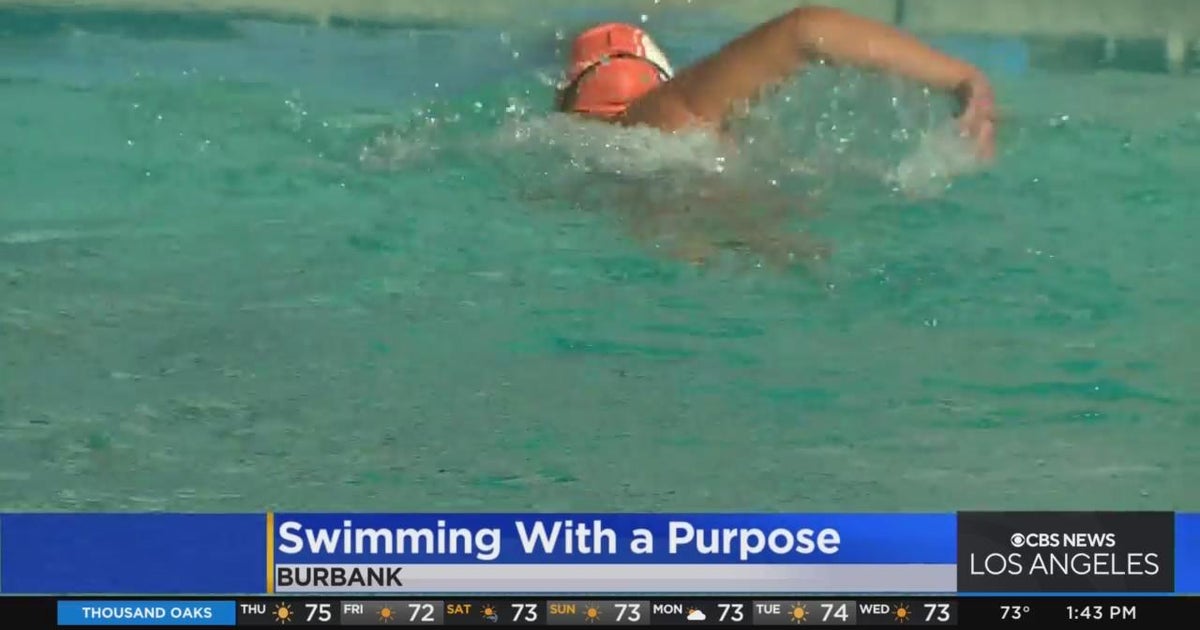 Meet Edie Markovich, the Burbank teenager swimming to end hunger - CBS ...