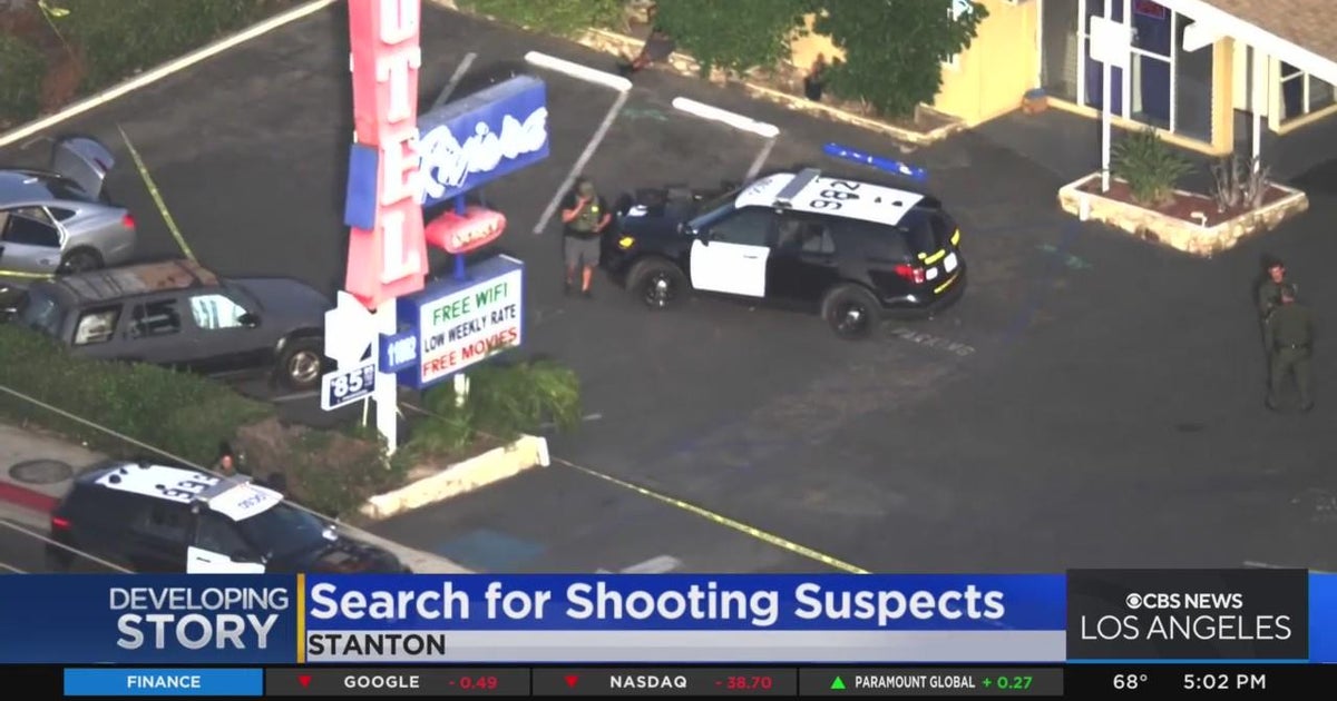 Search underway for suspects involved in shooting in Stanton - CBS Los ...