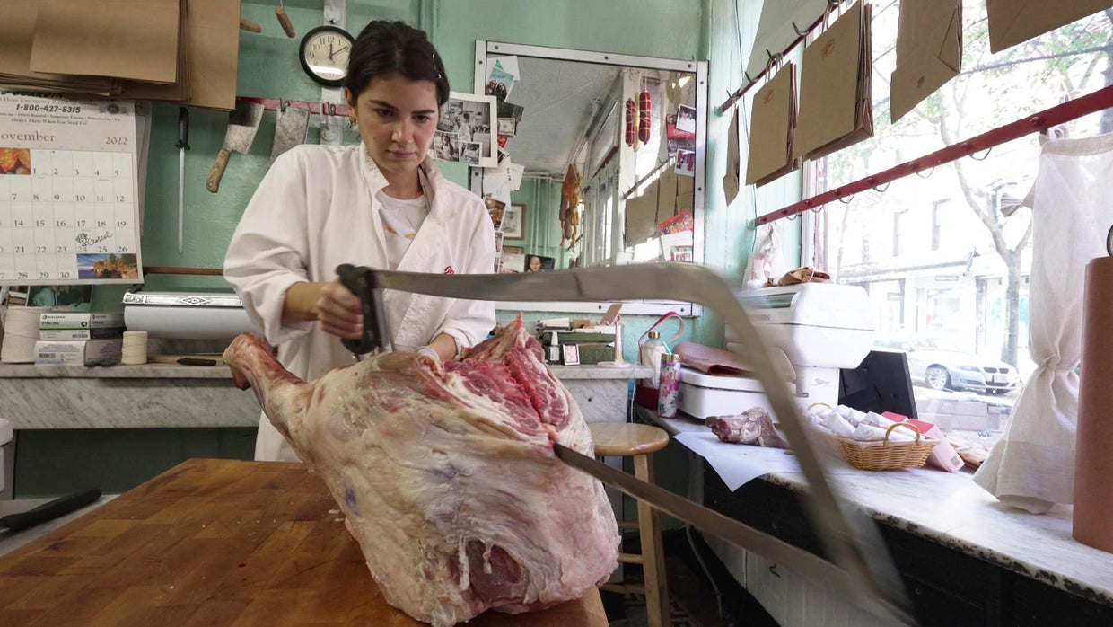 A NYC butcher shop frozen in time - CBS News