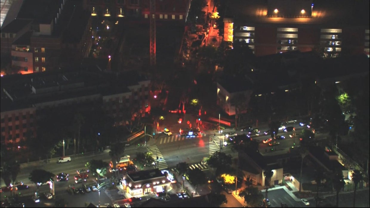 Gas leak at USC construction site prompts evacuations - CBS Los Angeles