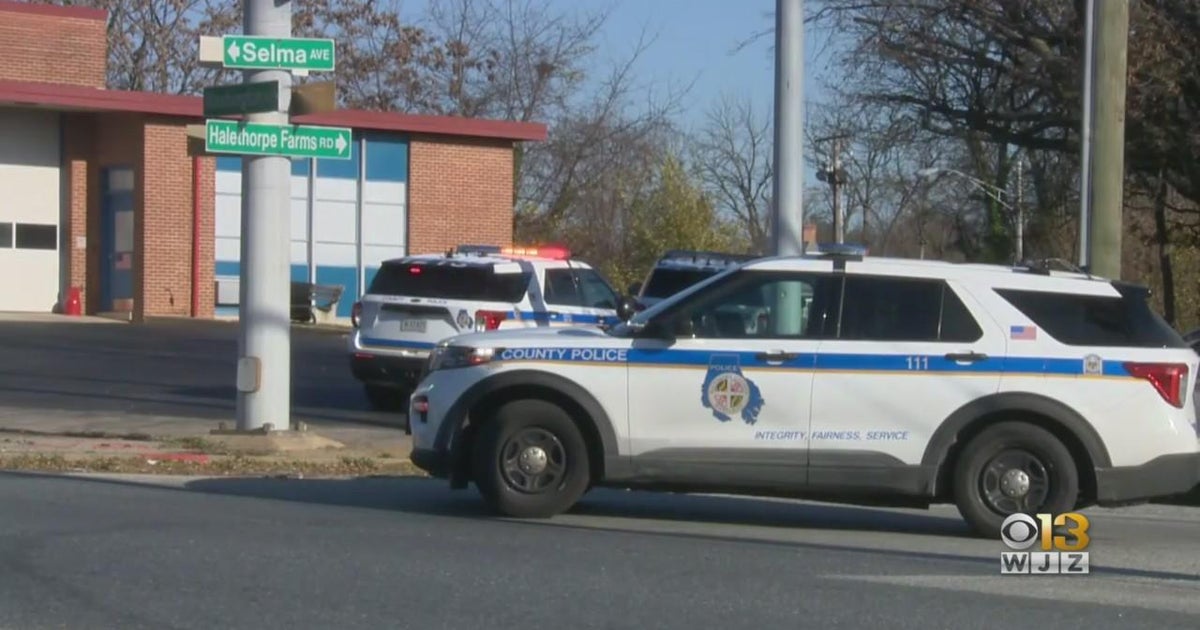 Heavy police presence in Halethorpe, Baltimore County - CBS Baltimore