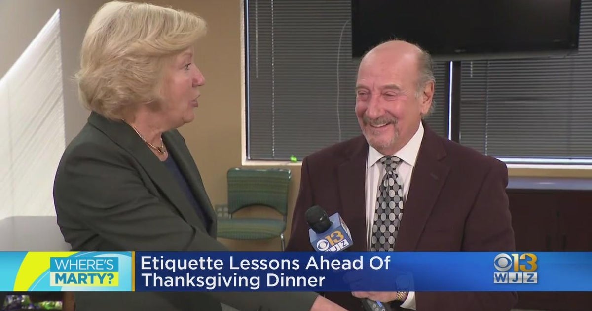 Where's Marty? Learning the intricacies of setting a table with Cathy ...