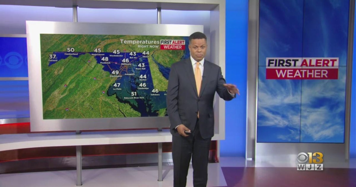 Meteorologist Tim Williams has your Monday evening weather - CBS Baltimore