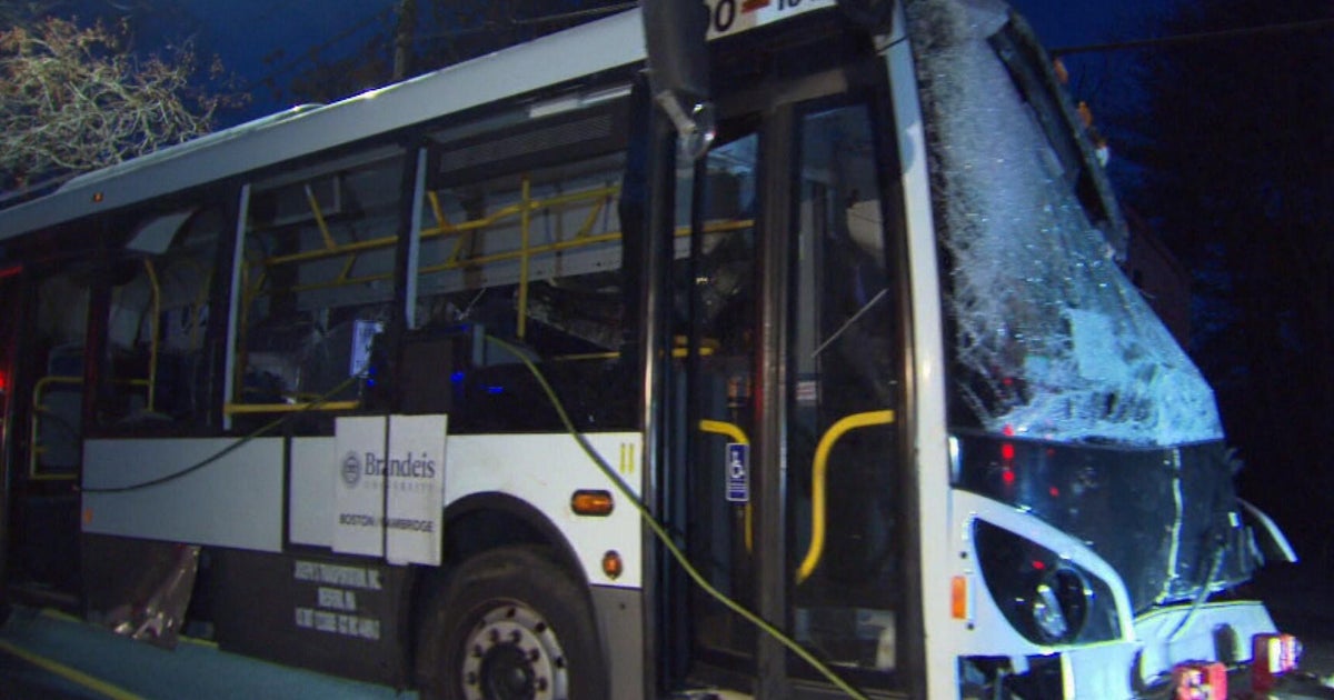 Brandeis students want answers after fatal bus crash - CBS Boston