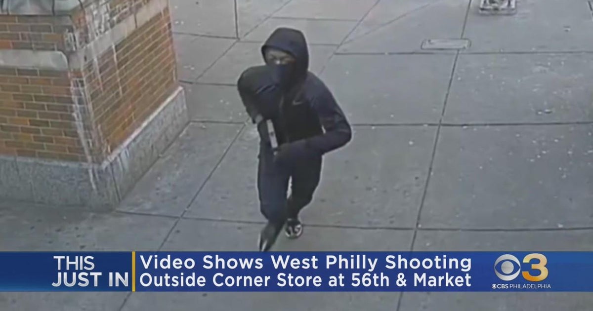 Philadelphia shooting: video shows suspect firing 13 shots - CBS ...