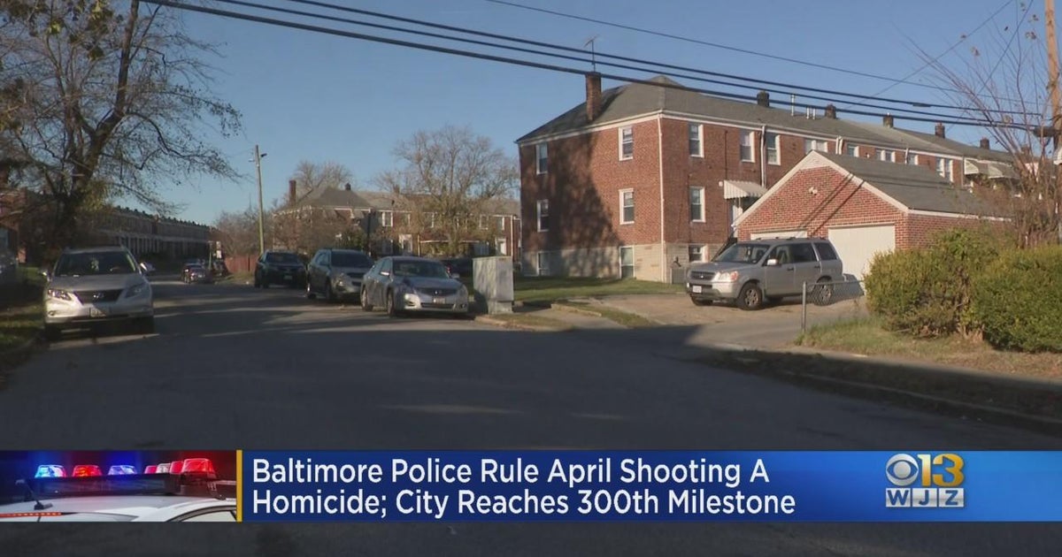 Death of man shot in April marks Baltimore City's 300th homicide in ...