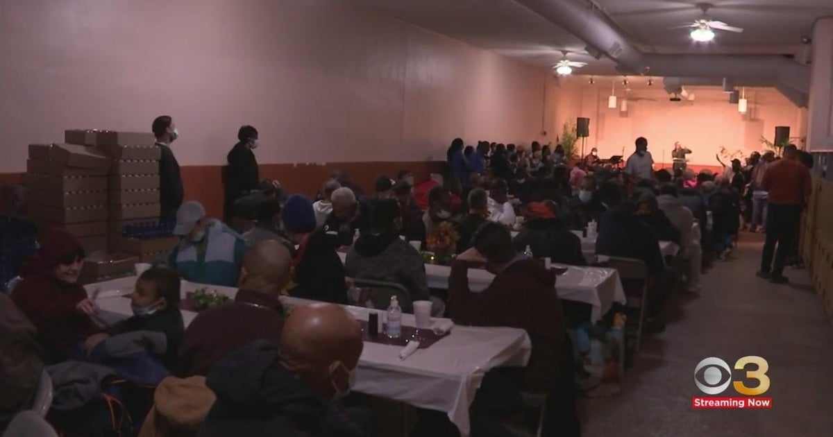 Chosen 300 Ministries feed homeless for Thanksgiving - CBS Philadelphia