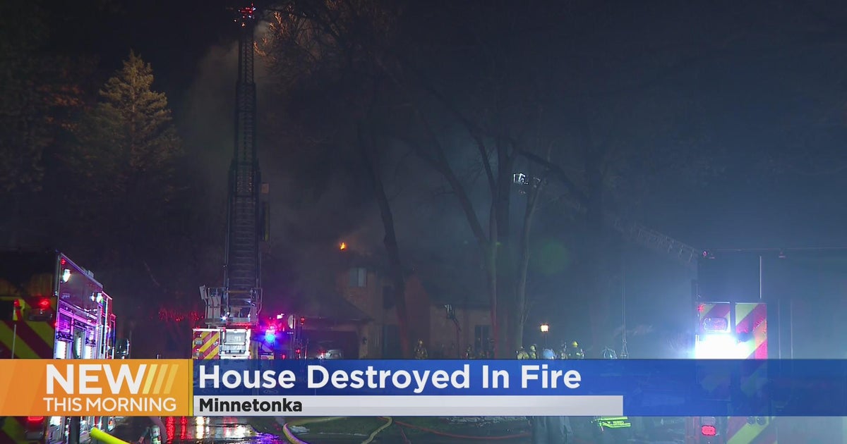 Fire destroys home in Minnetonka - CBS Minnesota