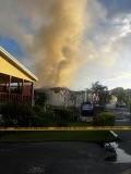 Photos from scene: Florida City trailer home fire