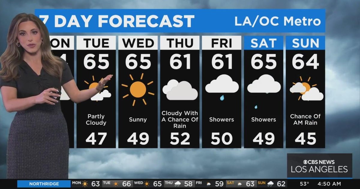 Alex Biston's Weather Forecast (Nov. 28) - CBS Los Angeles