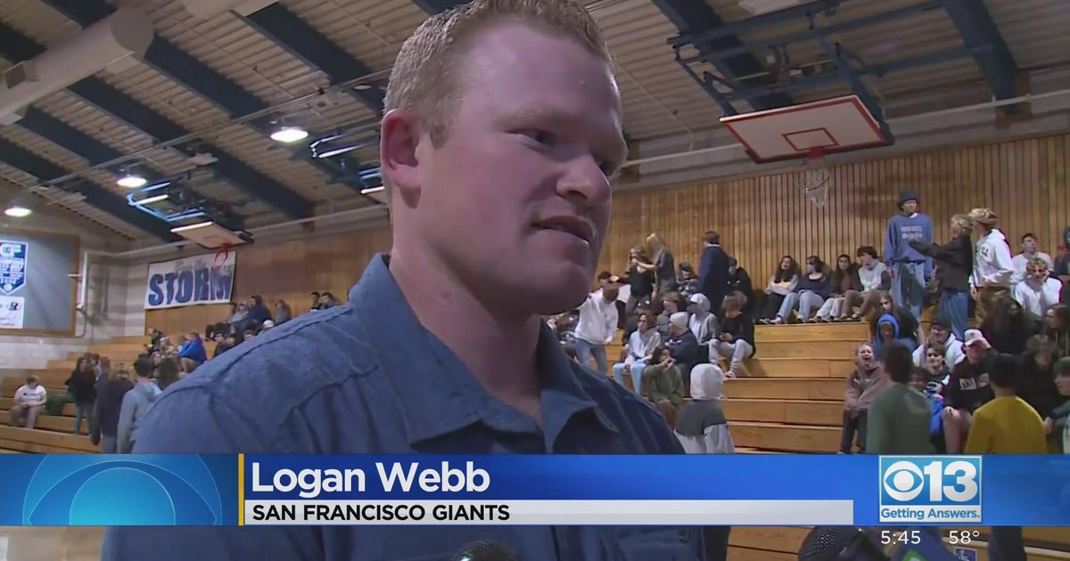 Giants' Logan Webb returns to Rocklin High School to speak to students ...