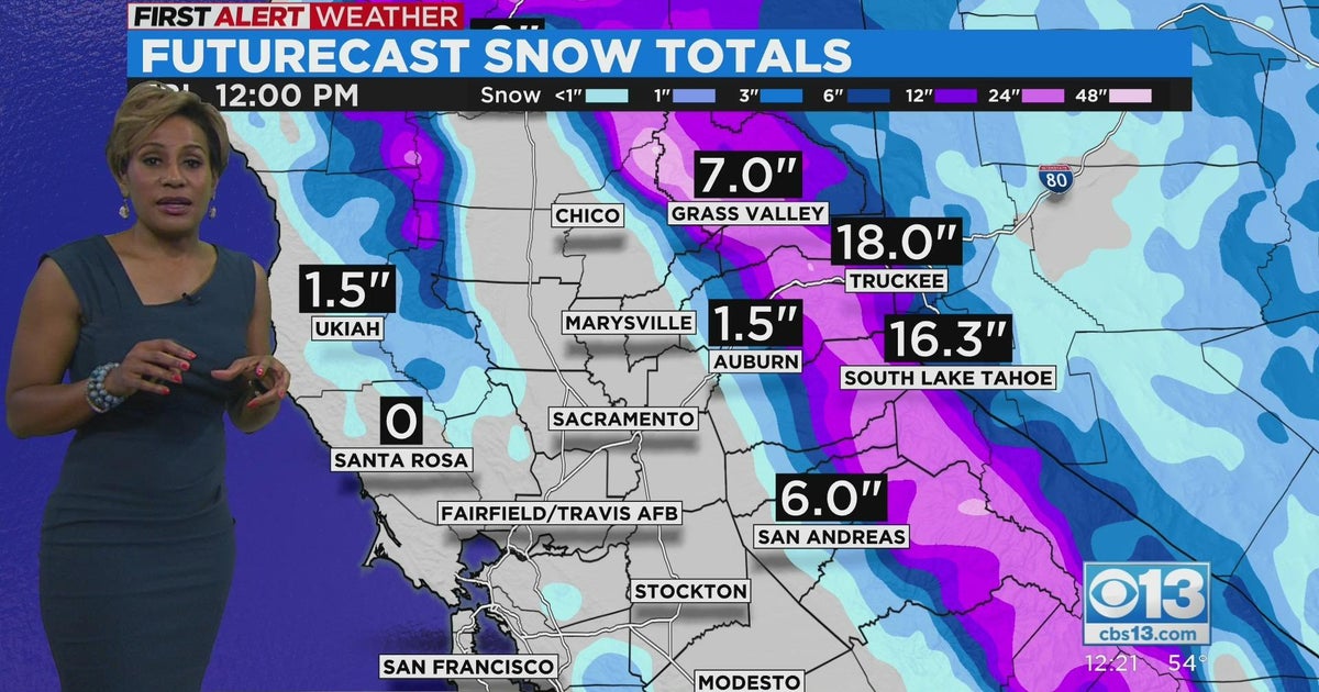 Approaching storms expected to bring up to 5 feet of snow to Sierra, up ...