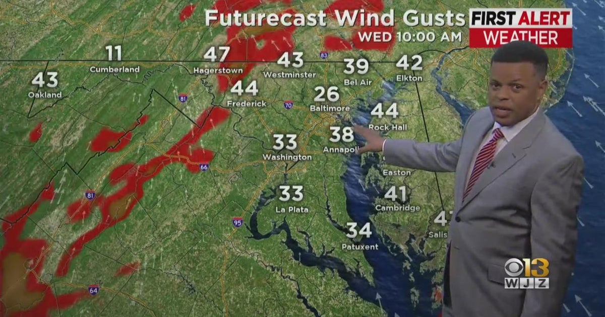 Maryland Weather: Alert Day Wednesday with rain, gusty winds expected ...