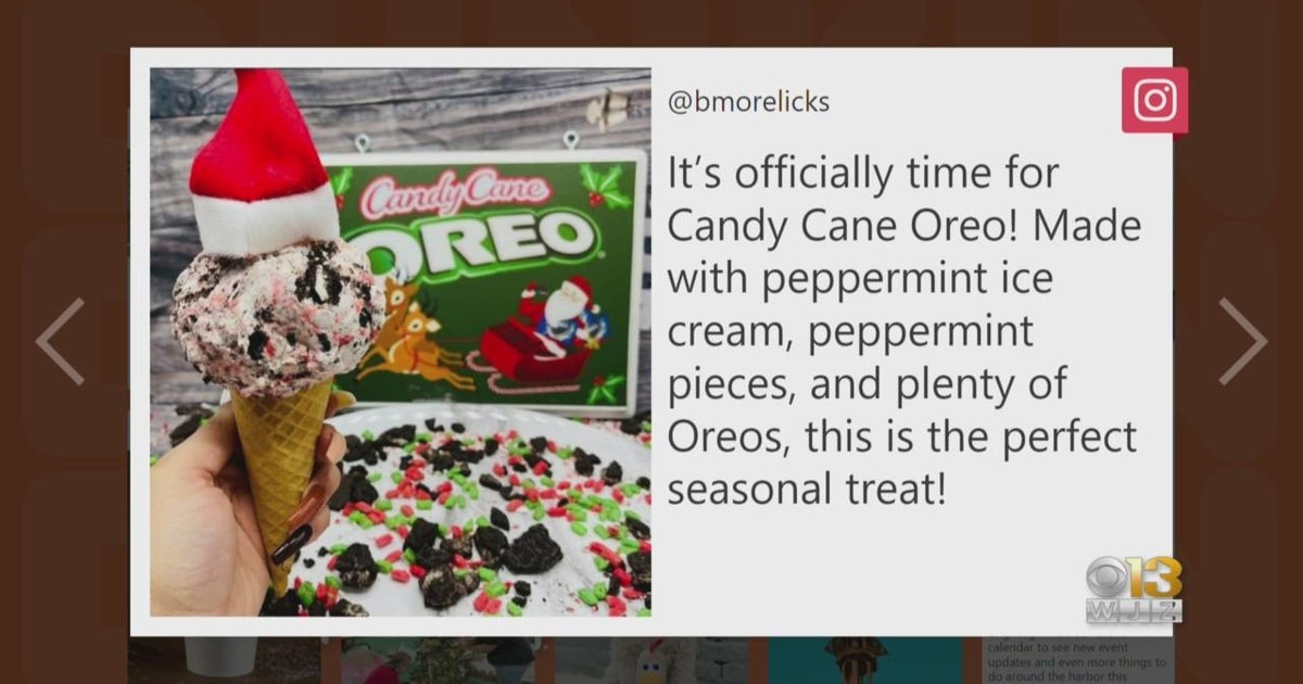 Baltimore Buzz: Bmore Licks drops Candy Cane Oreo ice cream flavor ...