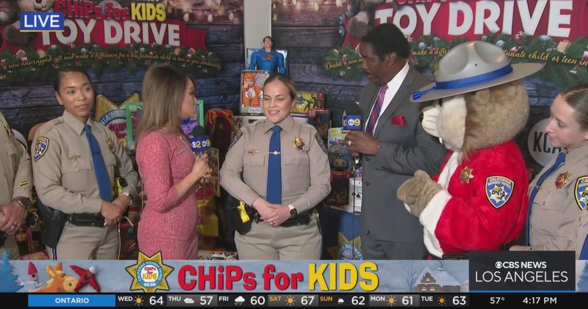 Jim Hill, Suzie Suh speak with CHP officers supporting CHiPs For KIDS ...