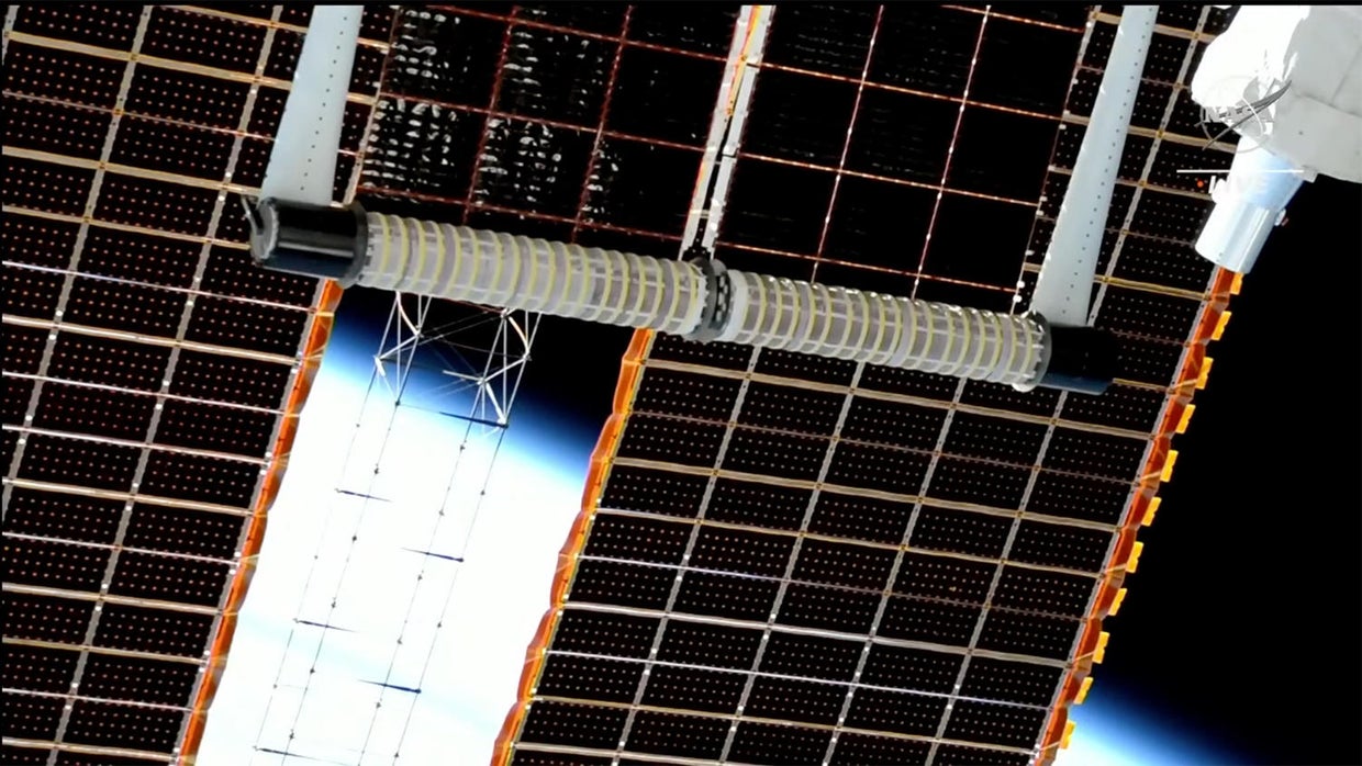 Spacewalkers resume solar power system upgrade on International Space ...