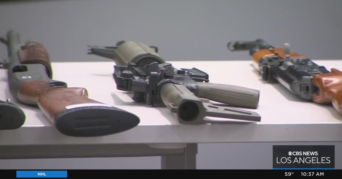 LAPD hosts gun buyback event at Exposition Park - CBS Los Angeles