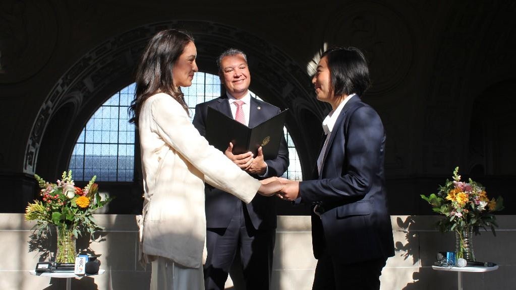 Sen. Padilla officiates SF City Hall wedding in celebration of Respect ...