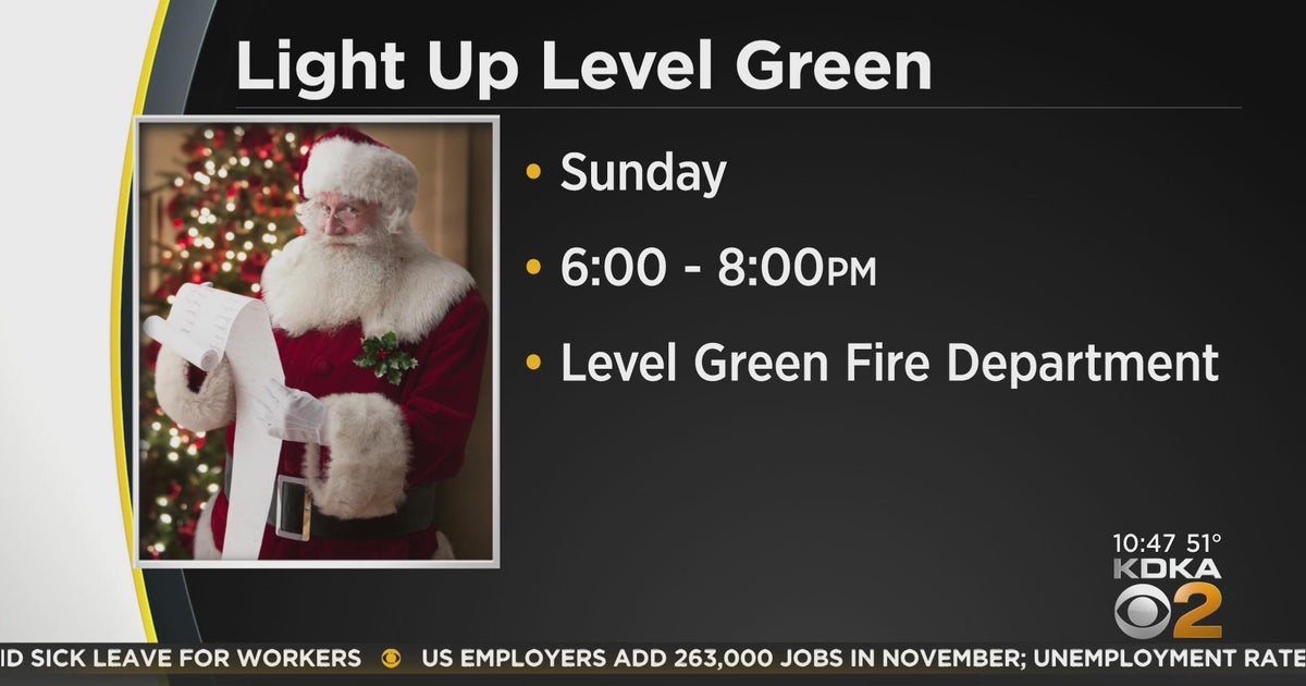 Light Up Level Green taking place this weekend - CBS Pittsburgh