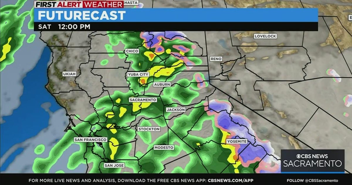 Saturday First Alert Weather forecast - 8 a.m. - CBS Sacramento