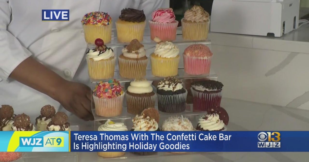Teresa Thomas with the Cofetti Cake Bar highlights holiday goodies ...