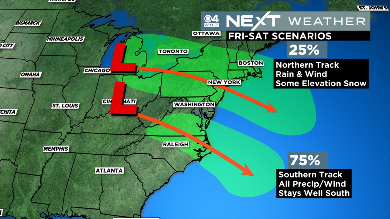 Rainy Wednesday on tap; pattern change could bring 'winter storminess ...