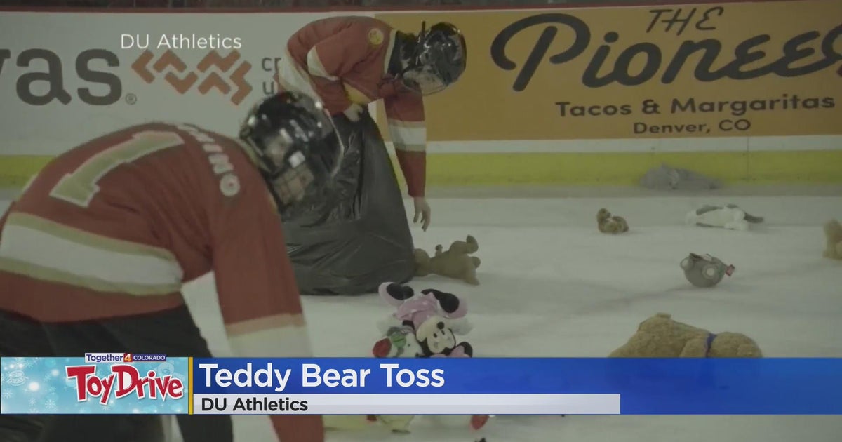 Pioneers fans toss teddy bears to benefit Together 4 Colorado Toy Drive ...