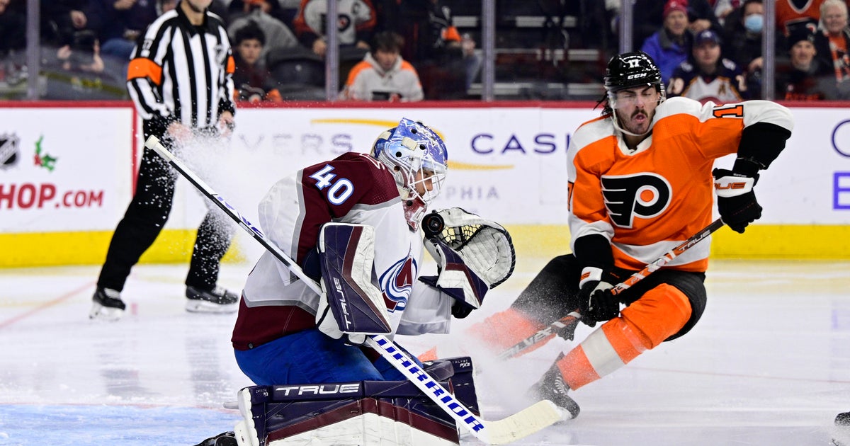DeAngelo, Tippett help Flyers beat Avalanche 5-3 - CBS Colorado